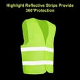Prdigy Breathable Reflective Safety Vests, XL Fluorescent Yellow ...