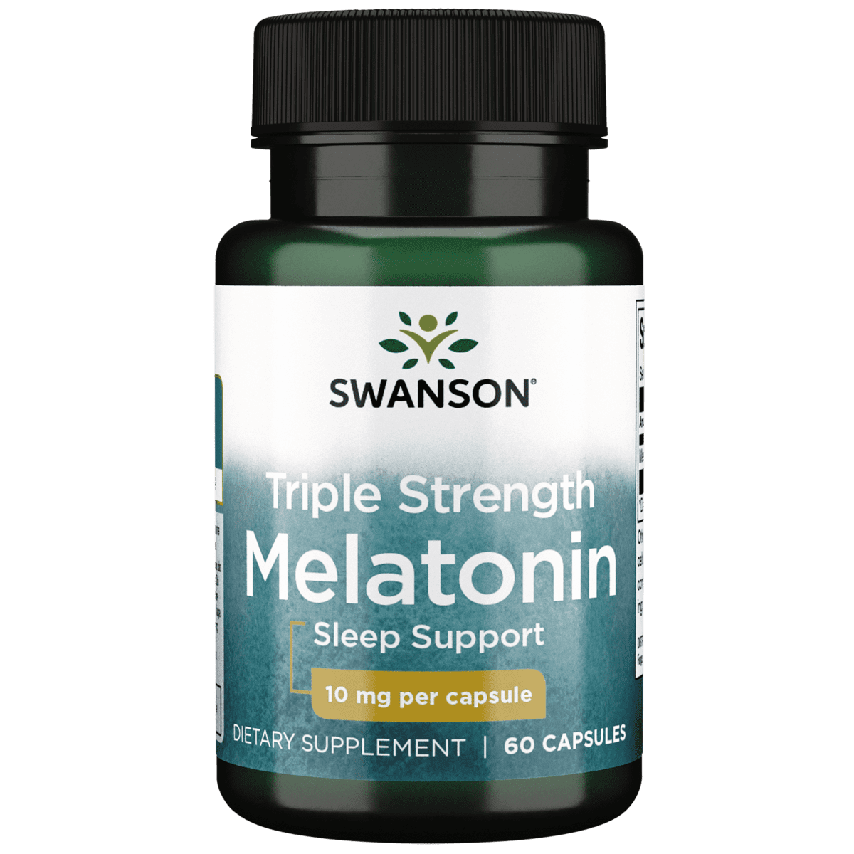 Swanson Dietary Supplements Triple Strength Melatonin 10 mg Capsule ...