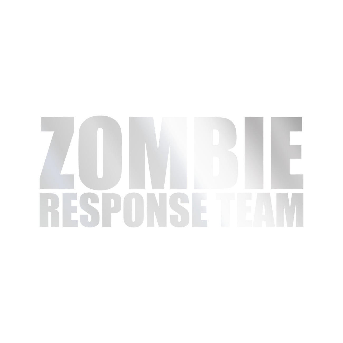 Zombie Response Team Sticker Decal Die Cut - Self Adhesive Vinyl ...