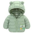Aboser Baby Girls Hooded Puffer Jacket with Cat Ears Lightweight Down Coat Kids Toddlers Boys ...