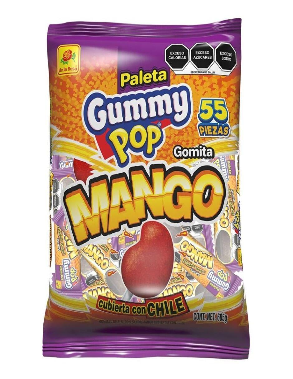 Pack de 16 Gomita Gummy Pop Mango C/Chile 16/536GR Gummy Pop Bolsa ...