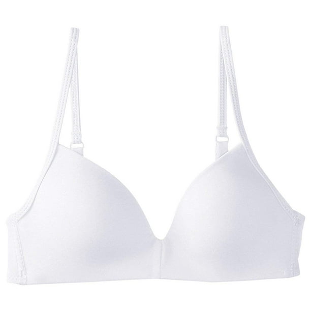Maidenform Girls Molded Soft Cup Bra, 30A, White - Walmart.com