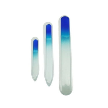 3 piece Czech Glass Mani/Pedi Nail File Set - 3.5 in., 5.5 in. & 7.5 in ...