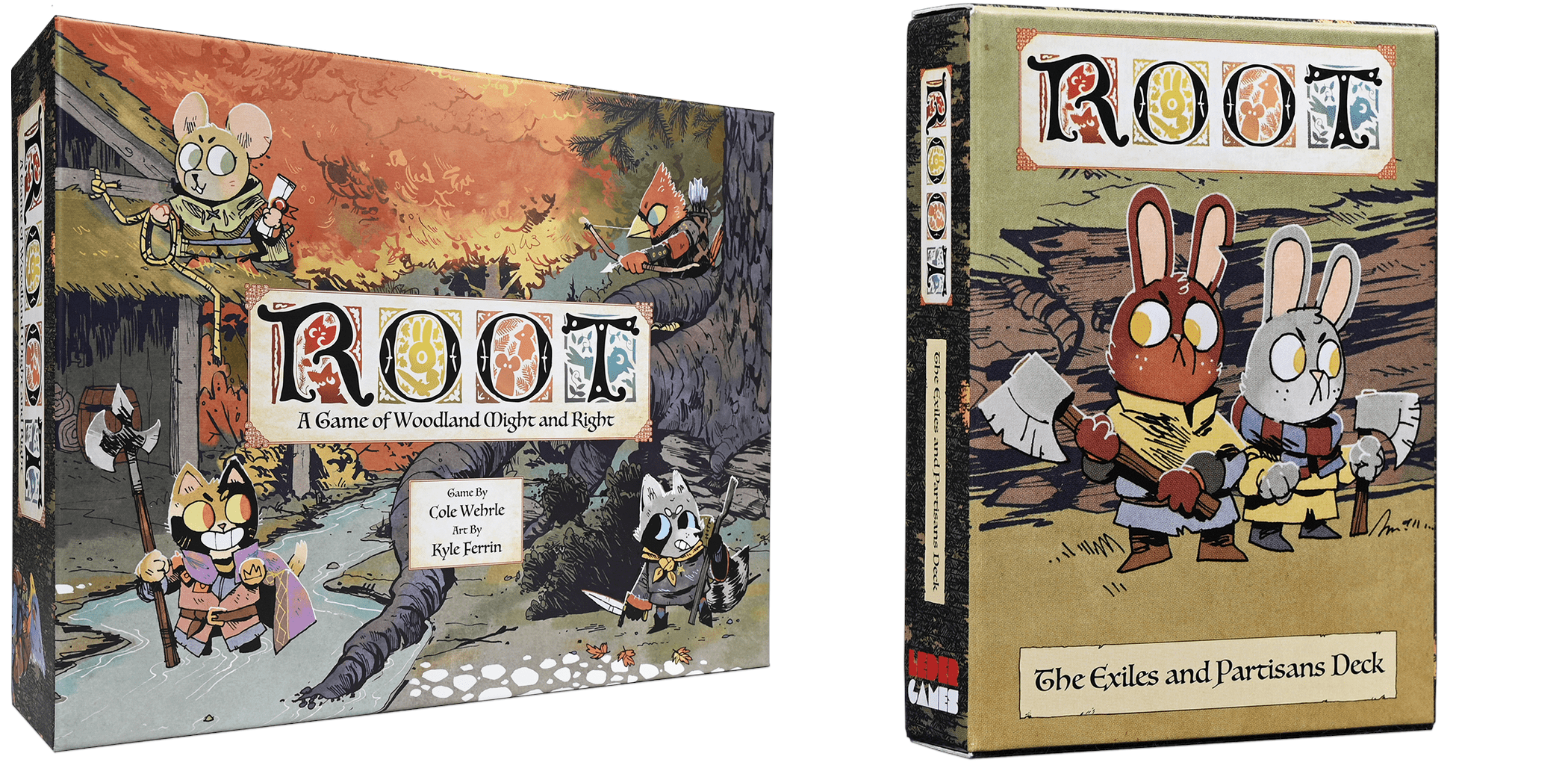 Root Core Game and Exiles and Partisans Bundle - Walmart.com