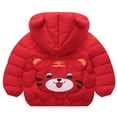 EnJoCho Toddler Kids Baby Boys Girls Winter Down Coats Cute Bear Ears Coats With Hoods Cartoon ...