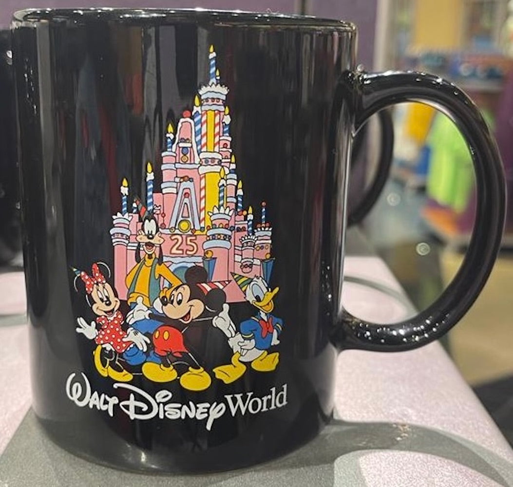 Disney Walt Disney World 25th Anniversary Castle Cake Mickey Friends ...