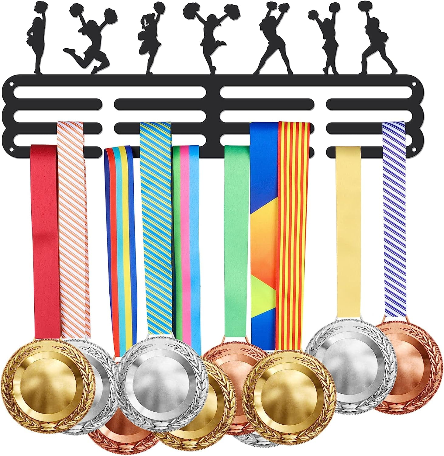 Cheer Team Medal Hanger Cheer Team Medal Holder with 12 Lines Sturdy ...