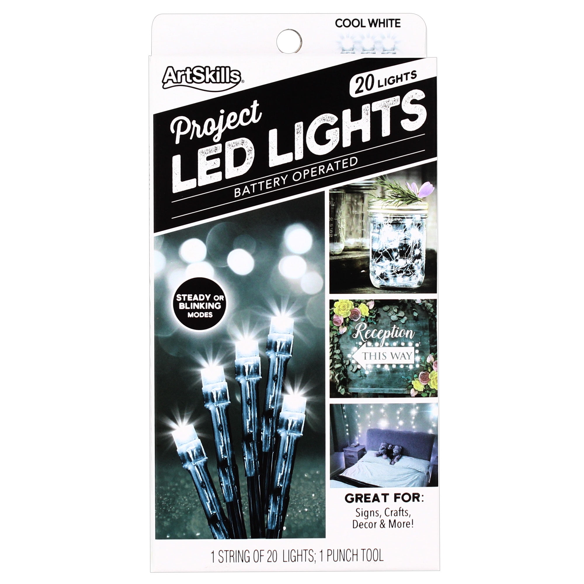 ArtSkills LED Project Light Kit, for Posters and Wall Decor, Includes ...