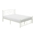 OakvillePark Miter Open-Frame Metal Platform Bed, Full, White - Walmart.com