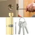 Door Lock Cylinder 70Mm Anti-Theft Entry Door Lock Home Security Lock ...