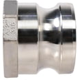 2PCS Type A 2'' Camlock Fitting 316 Stainless Steel Cam Lock Adapter ...