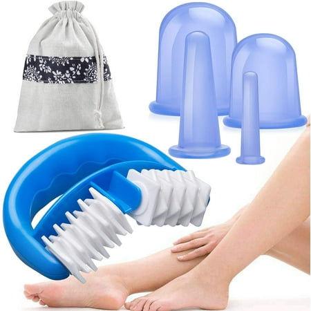 Silicone Cupping Therapy Set Cellulite Remover Massager with A Massage ...