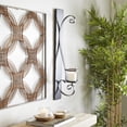 DecMode Black Metal Geometric Pillar Wall Sconce - Walmart.com