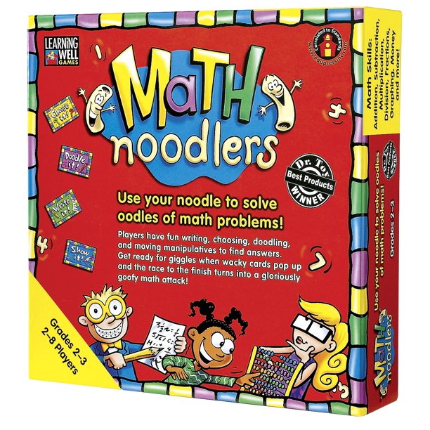 Learning Well Games Math Noodlers Game, Grades 2-3 - Walmart.com