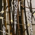 EcoVerve Transparent Icicle Hanging Ornaments Threaded Icicle Ice ...