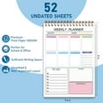 Weekly Planners Notepads With PP Cover Spirals Binding For Daily Task ...