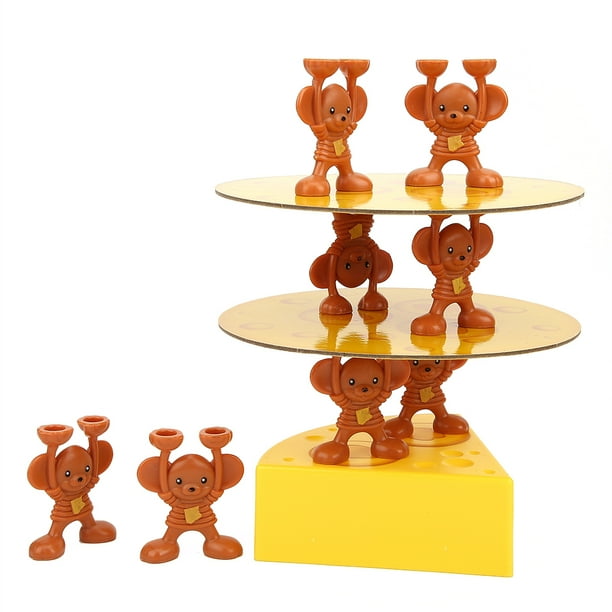 Stacked Game, Educational Bright Color Stacked Cheese Mice Game Playing ...