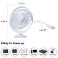 Kiven Small Personal USB Desk Fan - Portable Fans with Remote Control ...