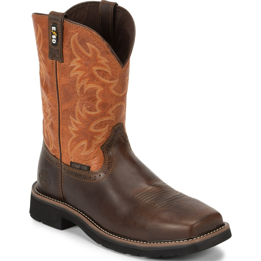 JUSTIN - Justin Work Actuator Men's Composite Toe Static-Dissipative ...