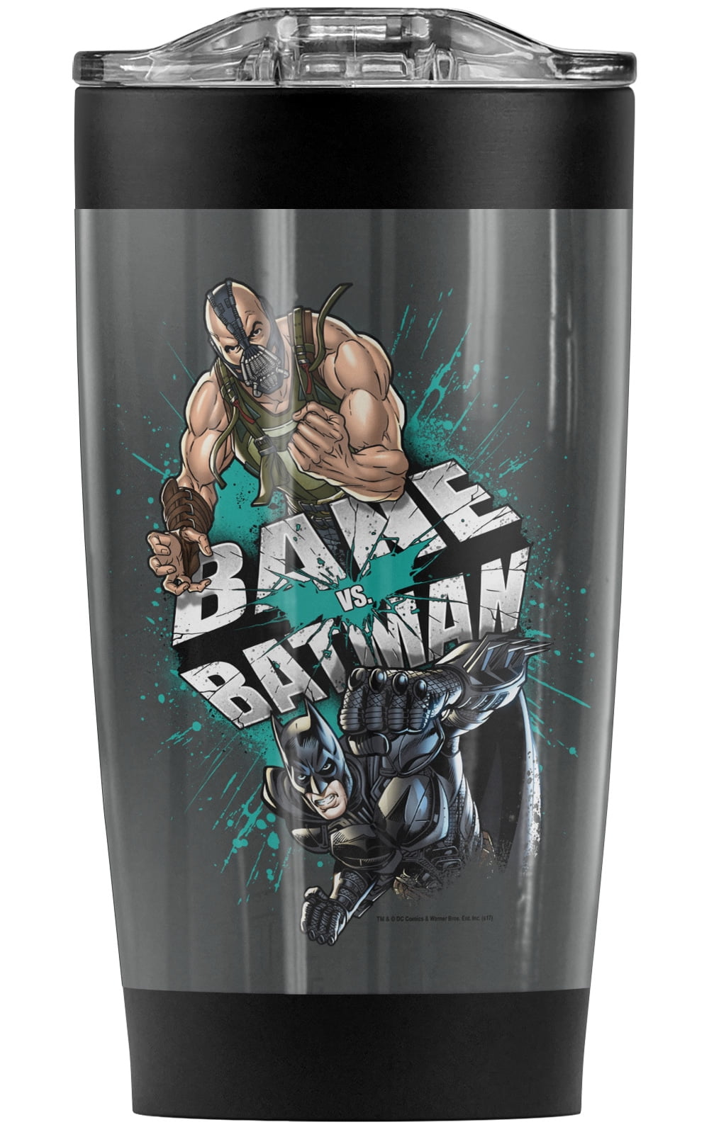 Batman Dark Knight Rises/Bane Vs Batman Stainless Steel Tumbler 20 oz ...