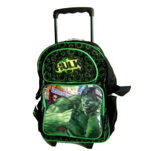 Incredible Hulk Rolling Backpack 16 inch Large 66699 - Walmart.com