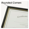 NuDell EZ Mount Document Frame, Gold Accent, Plastic, 8.5x11, Wall ...