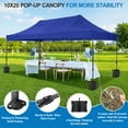 SANOPY 10'x20' Waterproof Event Tent, Easy Set-up, 6 Walls, 4 Sandbags ...