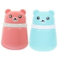 FRCOLOR 2 Pcs Applicator Baby Puff Box Bear Powder Puff Container ...