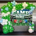 Football Game Time Backdrop Football It's Game Time Background for Boys ...
