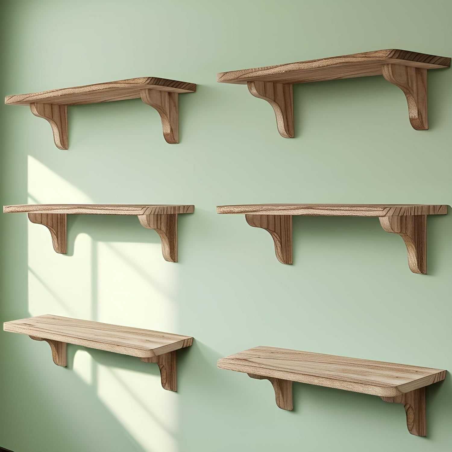 Click here for Unbranded Real Wood Farmhouse Wall Shelf - 17 Inch... prices