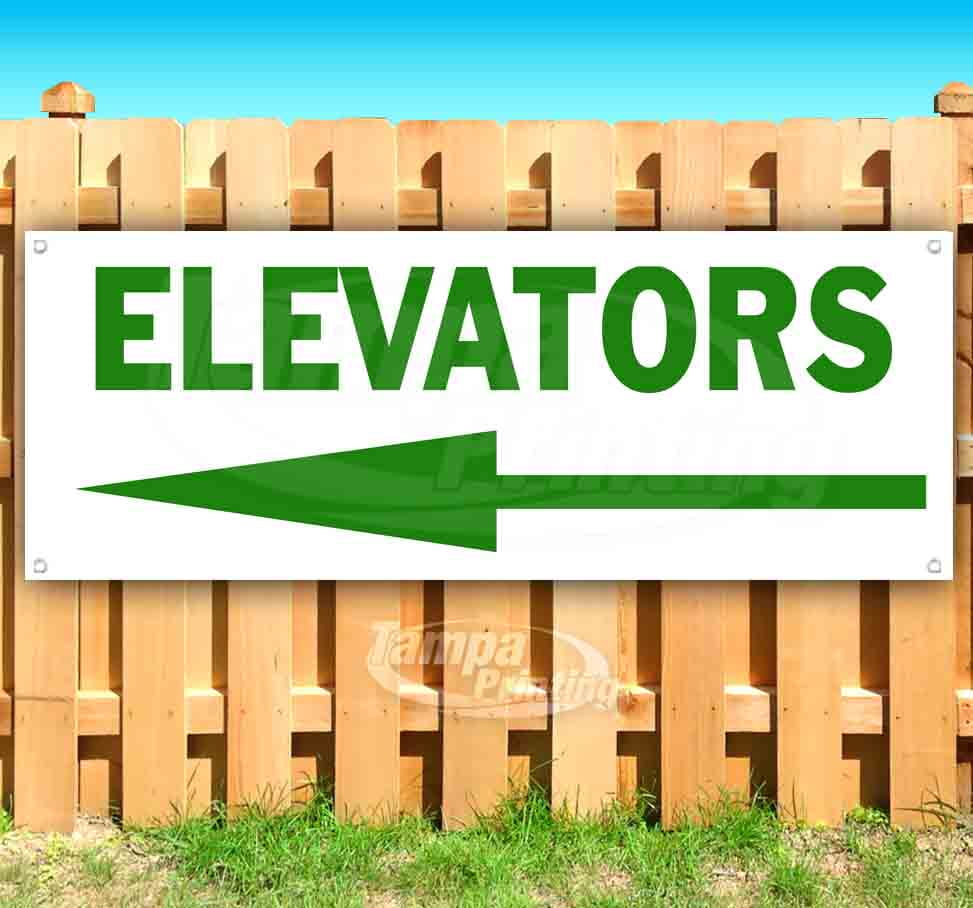 Elevators 13 oz Vinyl Banner With Metal Grommets - Walmart.com