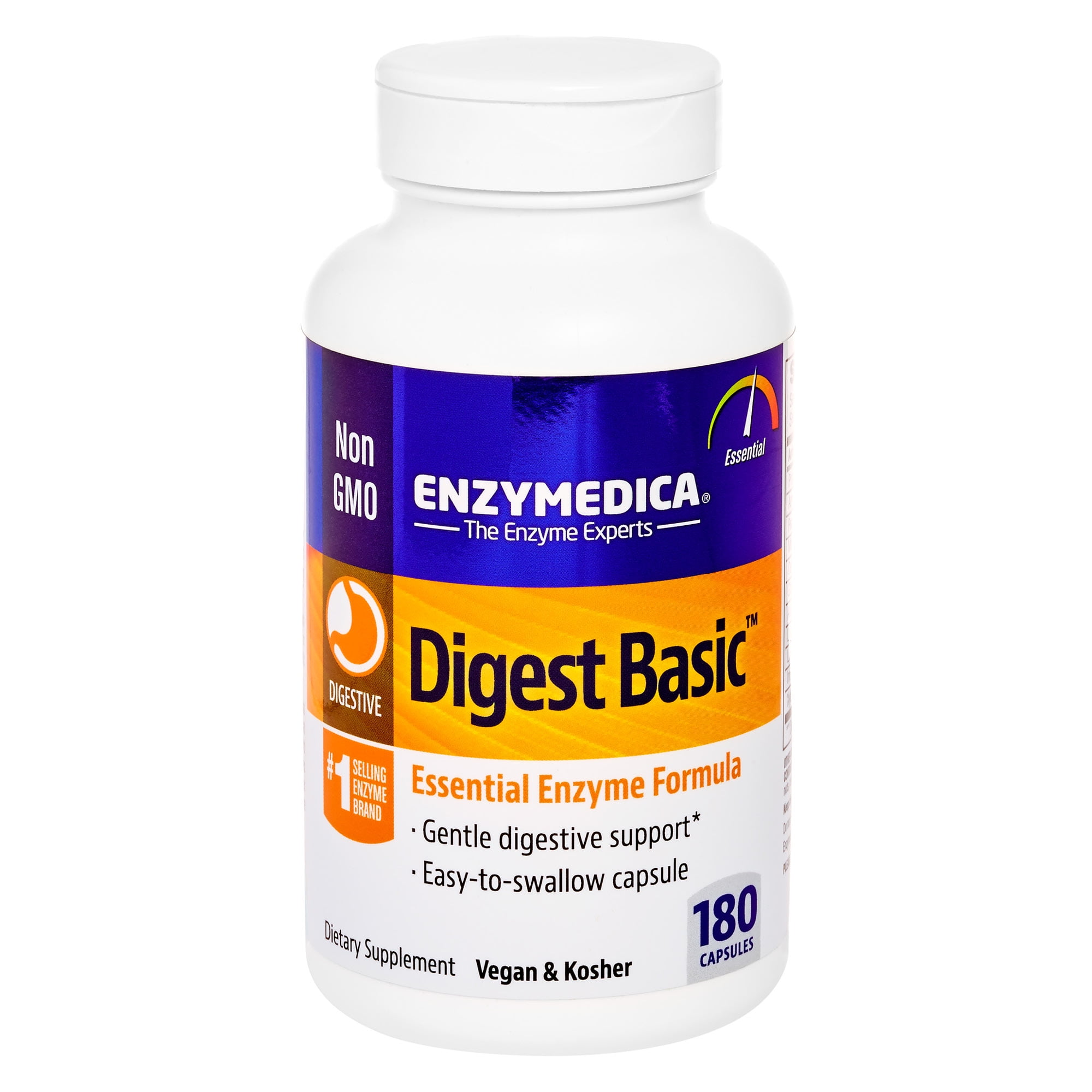 Enzymedica Digest Basic 180 Capsules Dietary Supplement To Support Enzymedica Digest Basic 180 Capsules Dietary Supplement To Support