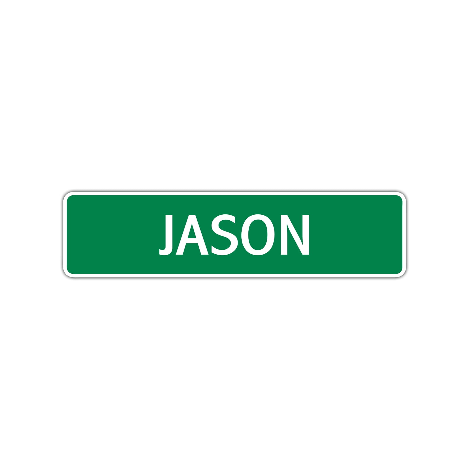 Jason Boys Children Name Letter Printed Label Kids Indoor Outdoor Wall ...