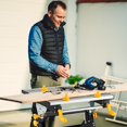 Folding Work Table Portable Workbench W/Tiltable Platform & Adjustable ...