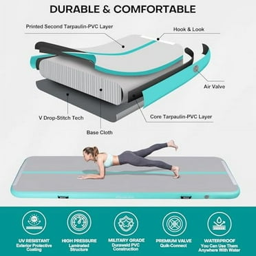 13ft/16ft/20ft Inflatable Air Gymnastics Mat Training Mats 4.3ft ...