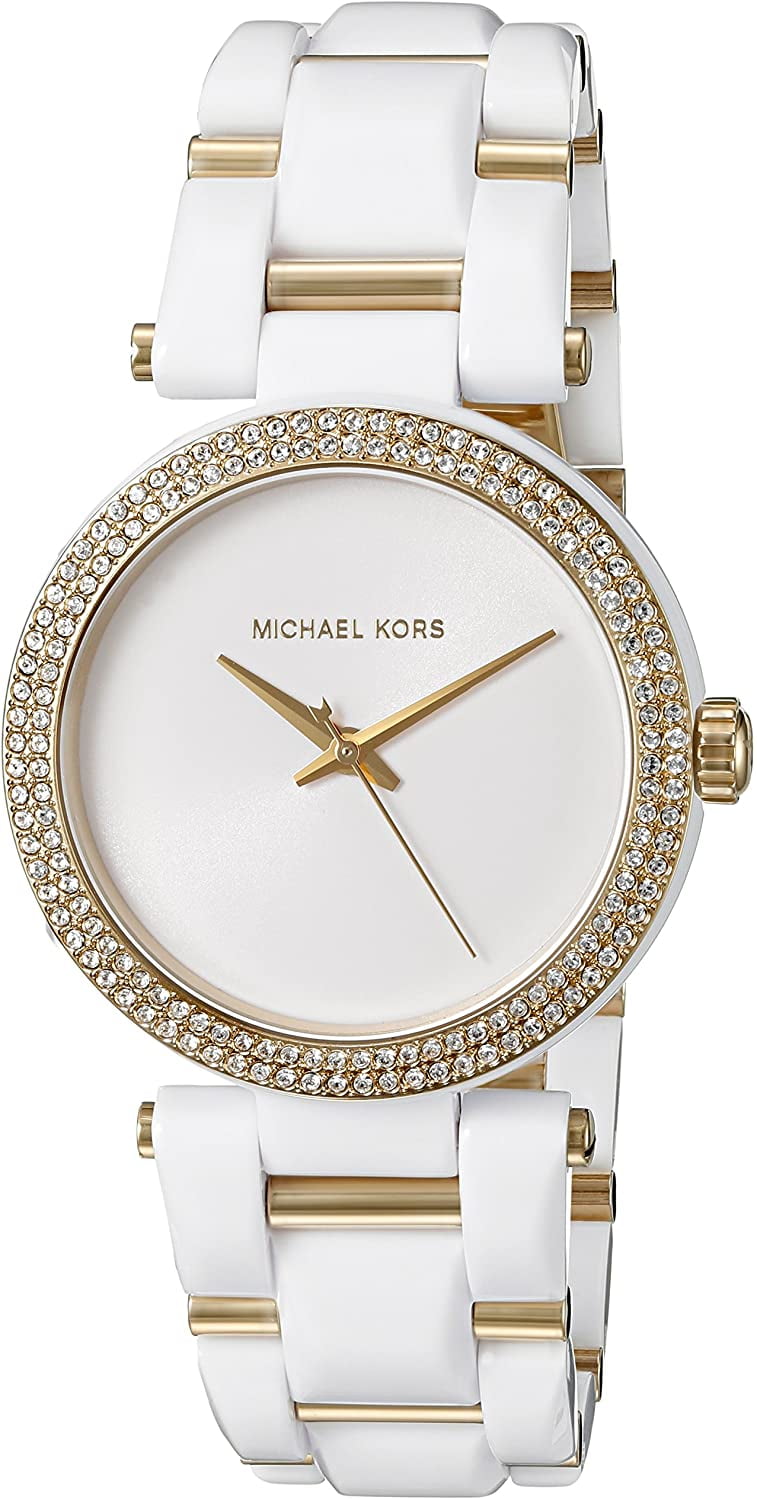 Michael Kors Womens Delray White Watch MK4315 - Walmart.com