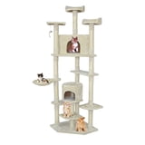 Noah's Ark 23.5"x23.5"x79" Deluxe Cat Tree Condo Furniture - Walmart.com