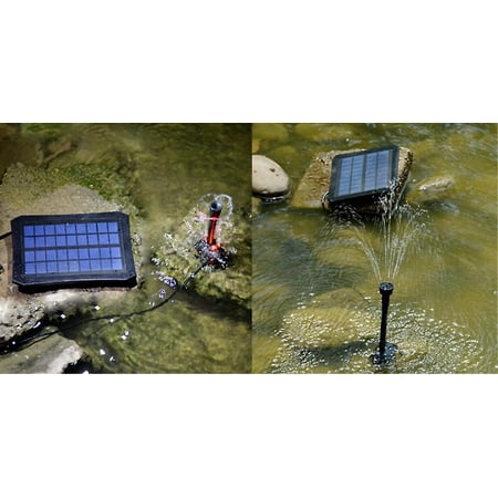 Solar Fountain Pump, Solar Pond Pump, Solar Panel Water Feature Pump ...