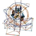 K'NEX Thrill Rides Bionic Blast Roller Coaster Building Set with Ride ...