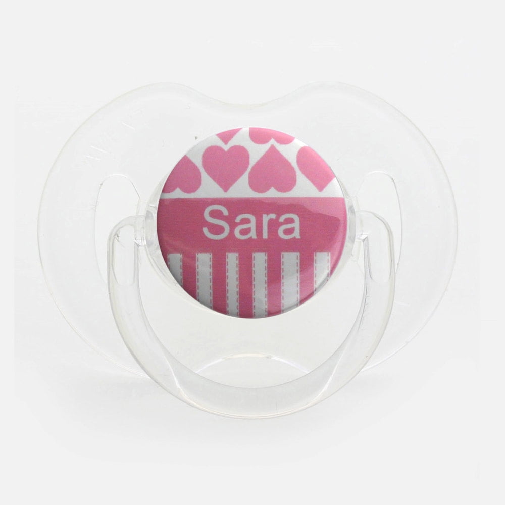 Personalized Name Hearts Pacifier - Walmart.com