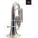 Brass Bb Flat Musical Instrument Euphonium 3 Valve With Free Hard Case ...