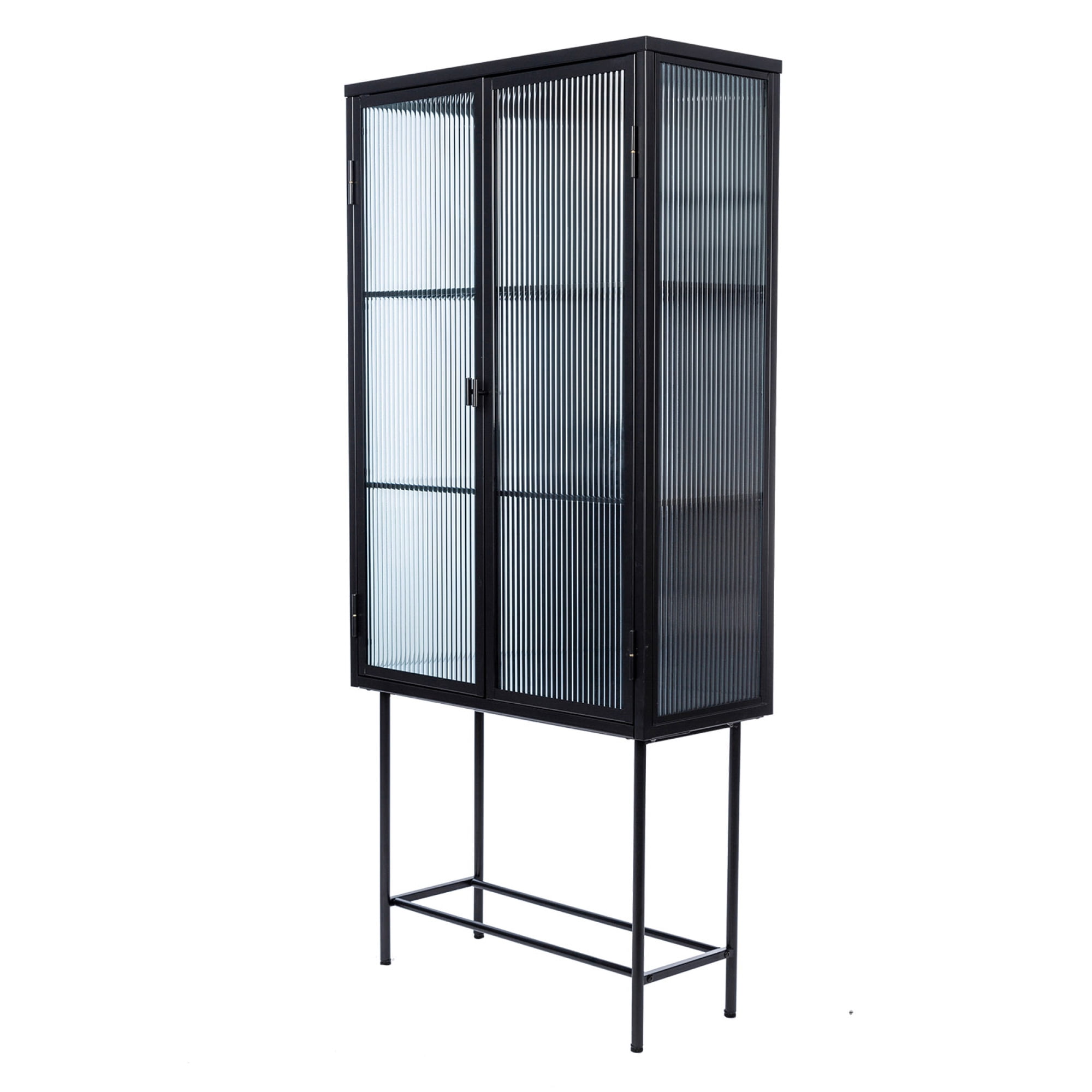 Dawn Whisper Tall Freestanding Detachable Display Cupboard, Stylish ...