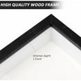 6 Pack Shadow Box Picture Frame,Wood Square Shadow Boxes Display Cases ...