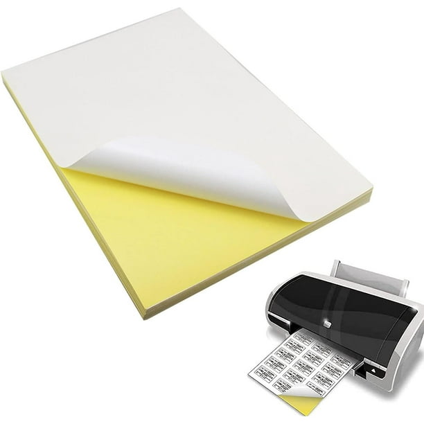 Printable Sticker Paper (20 Pieces, 297 X 210mm) For Inkjet Printers ...