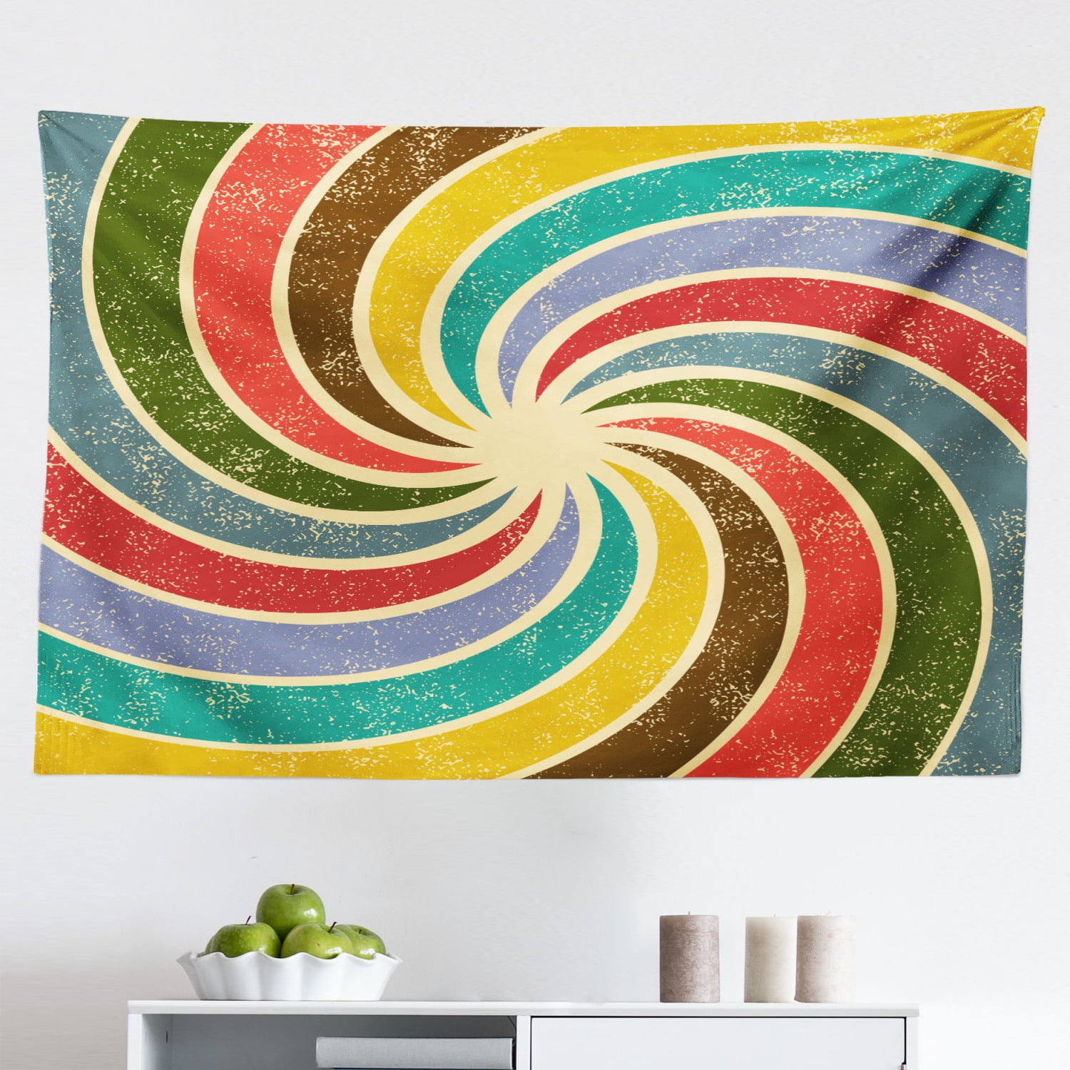 Groovy Tapestry, Big Heart with Background Retro Romance Will Change ...
