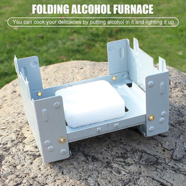 jinnoda Outdoor Mini Folding Portable Oven Picnic Camping Solid Fuel ...