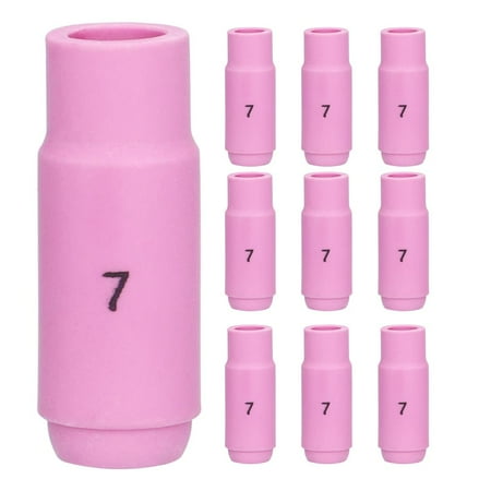 10pcs 10N47 No.7 Nozzle Cup TIG Alumina Nozzle Ceramics Industry Cup ...