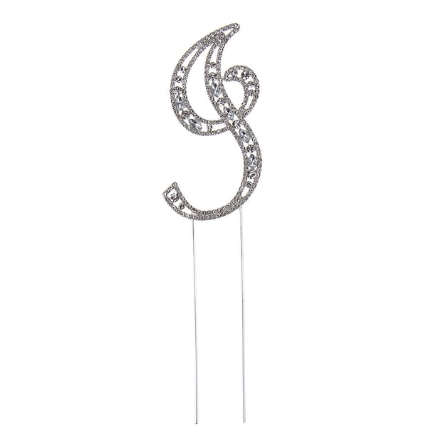 alfabeto i carta diamante cake topper cumpleaños boda aniversario ...