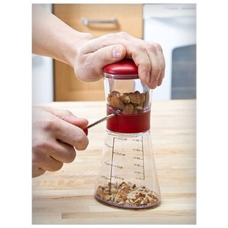 Prepworks Nut Chopper, Clear and Red - Walmart.com - Walmart.com