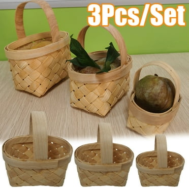 Small Wood Chip Apple Picking Basket - Walmart.com